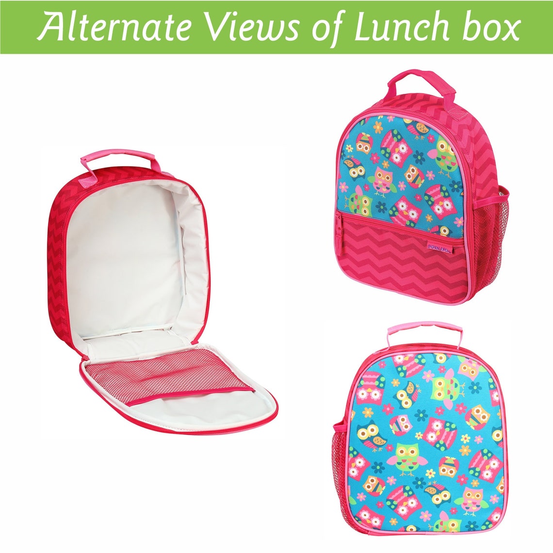 Personalized Owl Lunch Box Stephen Joseph Lunch Box - Etsy
