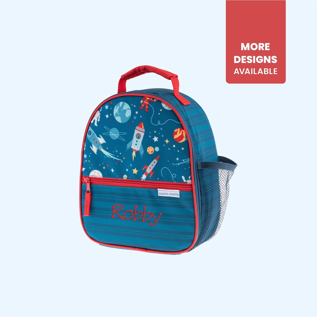Space Lunchbox Personalized With Embroidered Name / Optional Matching ...