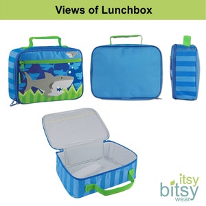 Personalized SHARK Lunch Box Embroidered With Child's Name, Stephen ...