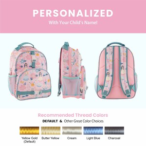 Princess Backpack Personalized With Embroidered Name / Optional ...