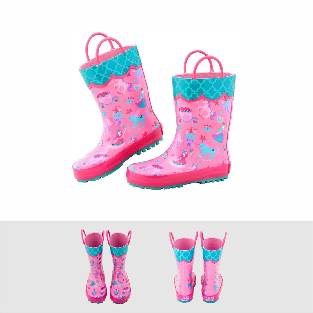 Princess Rain Boots Size 8 Toddler or Size 11 Kids - CLOSE OUT ...