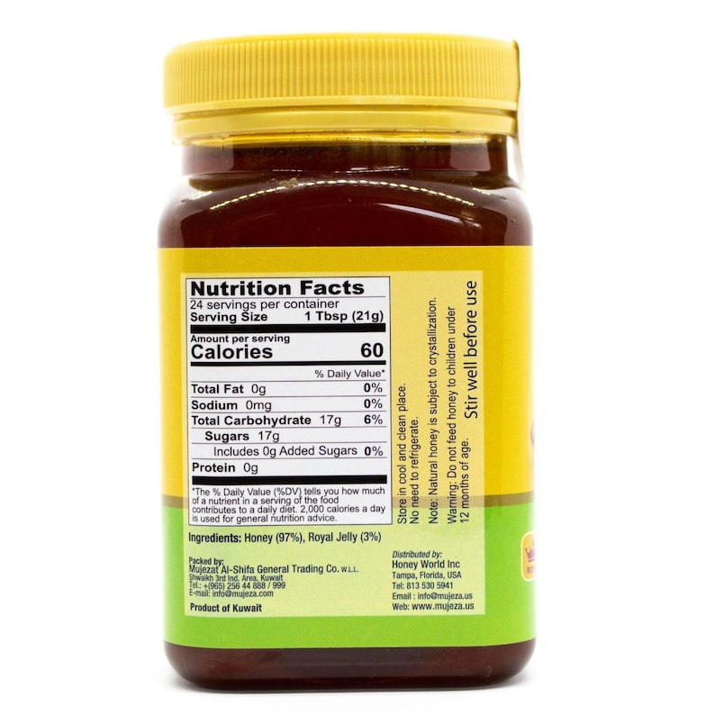 Authentic Mountain Sidr With Royal Jelly Jujube Honey – 100% Raw ...