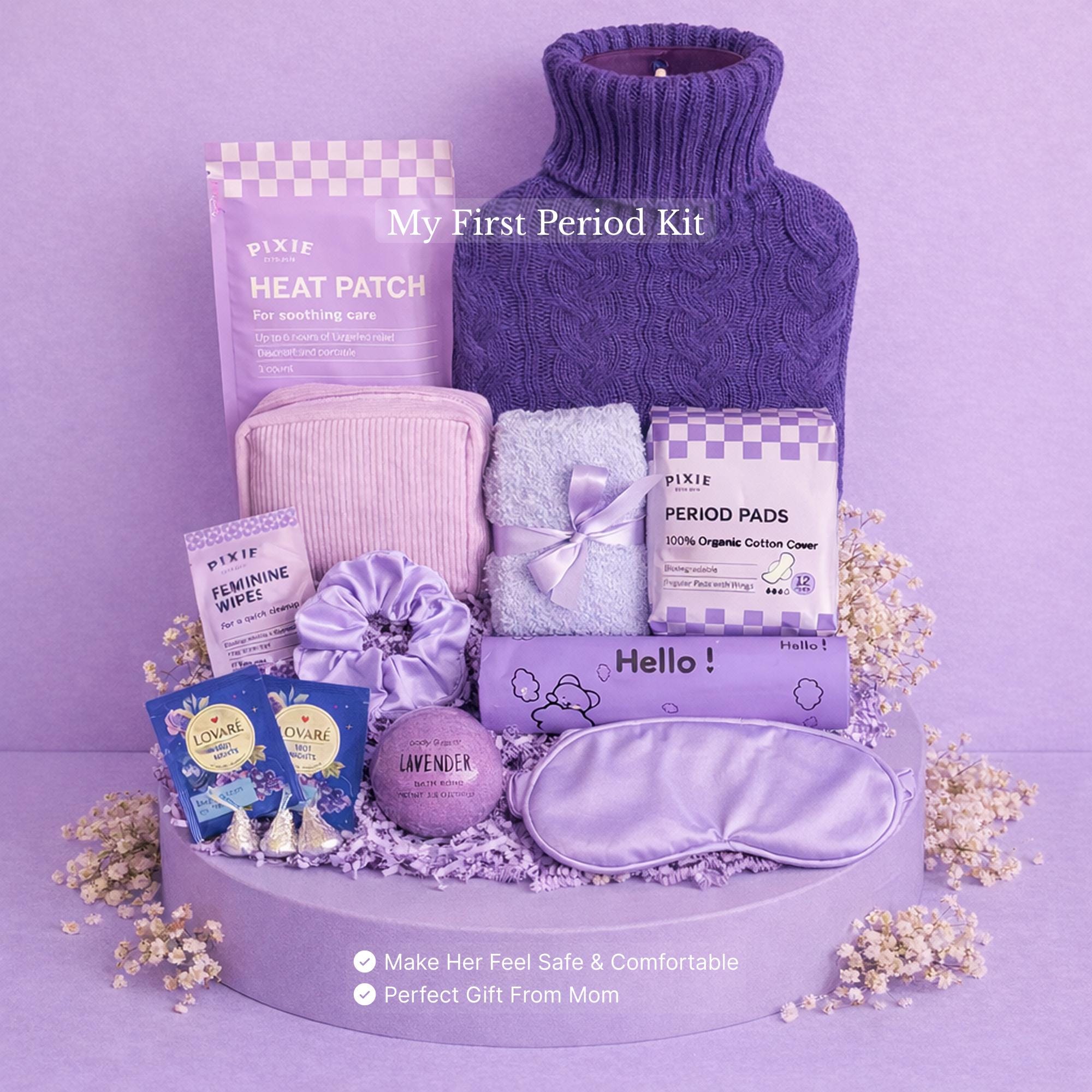 First Period Kit for Girls 9-14, 1st Period Kit, Period Kit for Girls ...