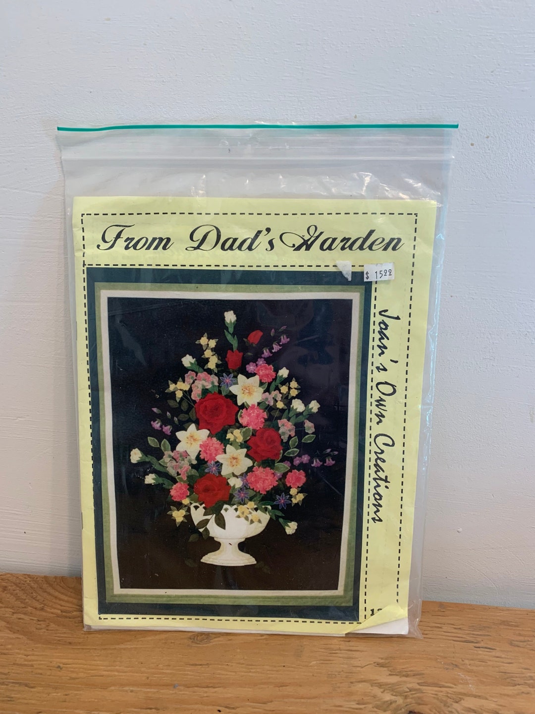 From Dad's Garden Quilt Applique Pattern Joan's Own Creations Joan ...