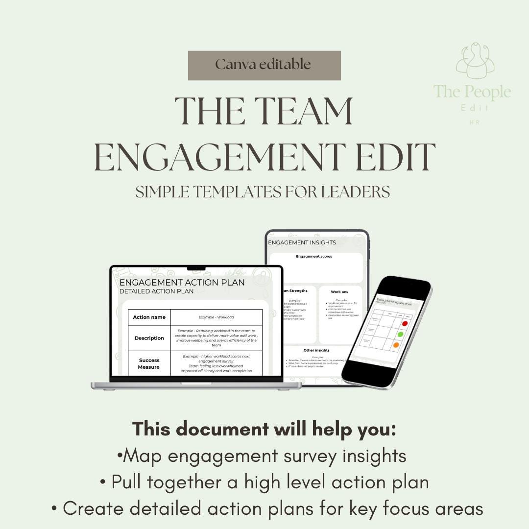 Employee Engagement Action Plan Template | Staff Engagement Strategy ...