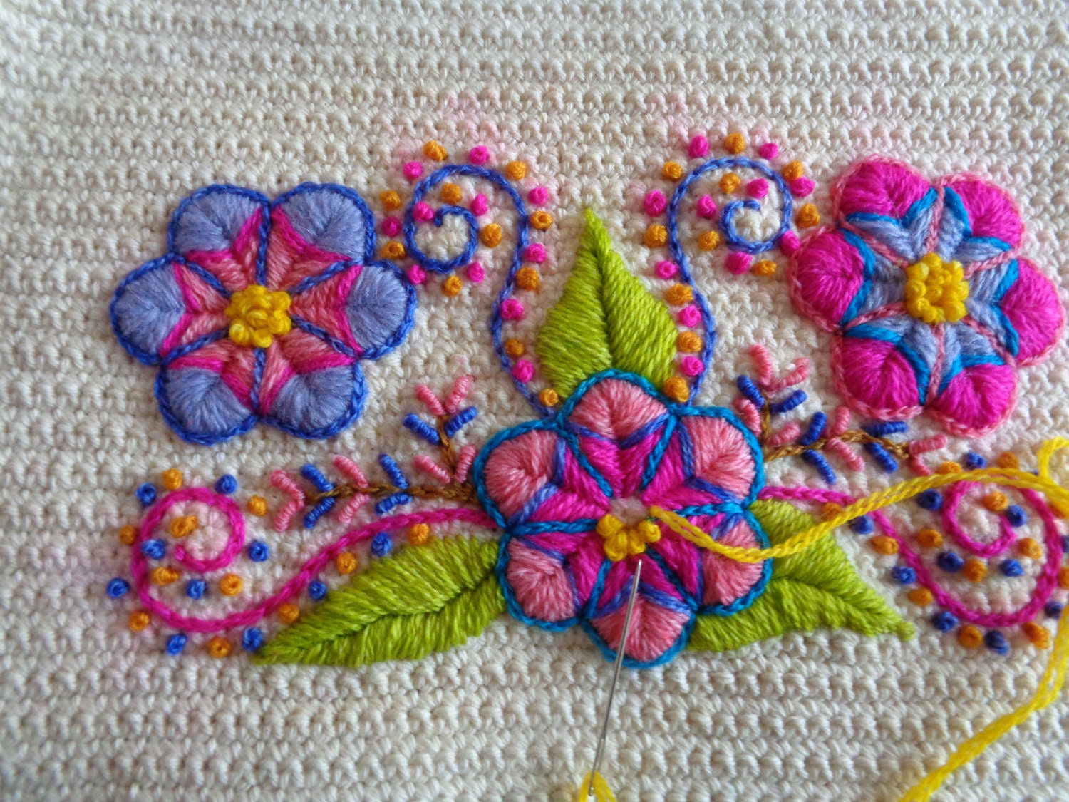 EMBROIDERY Crochet Bag Pattern - Sierra Purse Bag Crochet Pattern ...