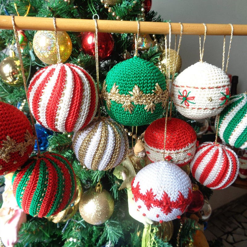 Christmas Tree Balls - Etsy