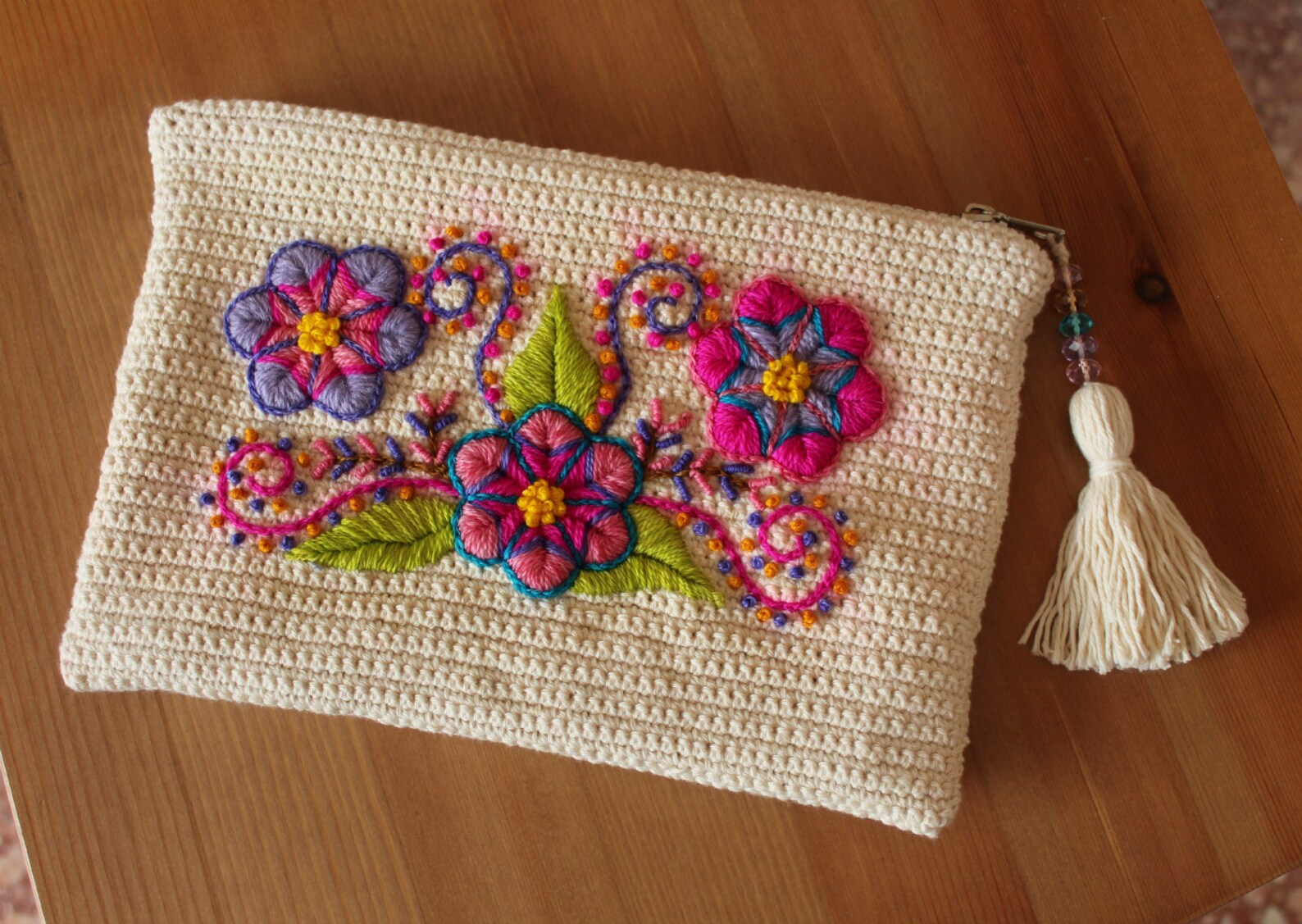 EMBROIDERY Crochet Bag Pattern - Sierra Purse Bag Crochet Pattern ...