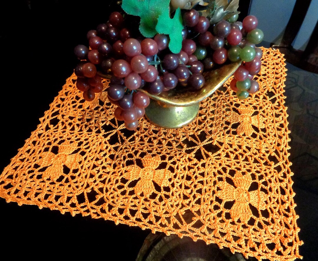 CROCHET DOILY PATTERN Clover Leaf Doily Crochet Pattern Lace Doily Home ...
