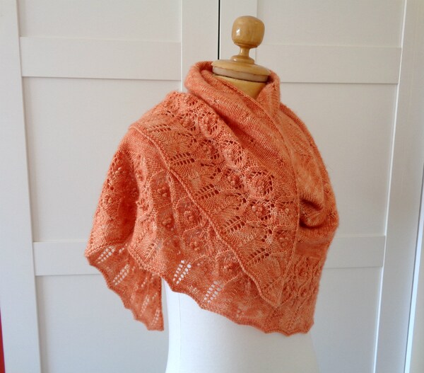 Maple Leaf Shawl CROCHET PATTERN Beginner Friendly Instant Download by ...