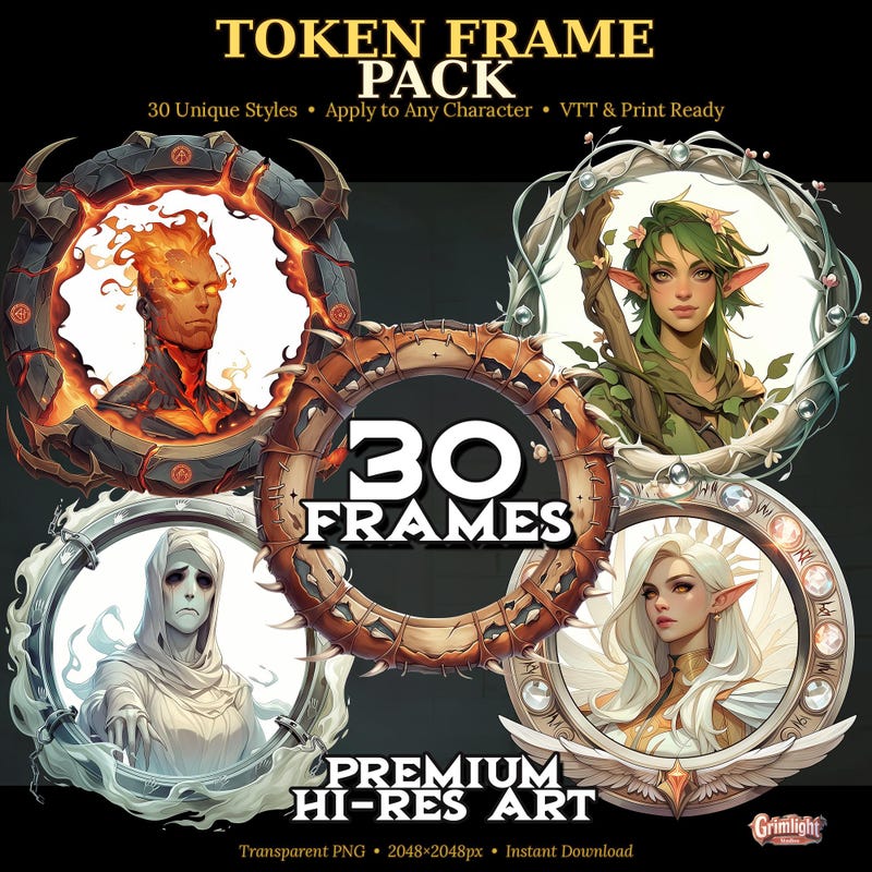 Token Borders - Etsy