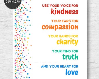 Classroom/office/workspace/inspirational Poster - Use Your Voice for ...