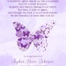 Butterfly Remembrance Quote 8x10 Digital Download, Personalized ...