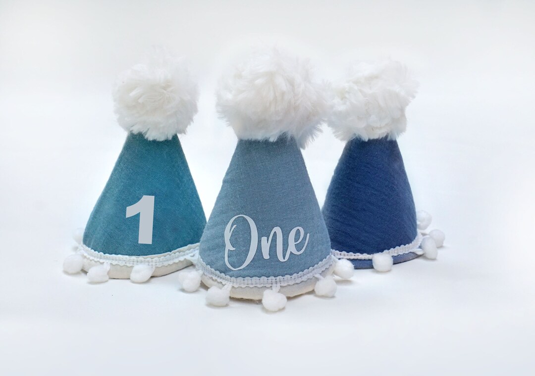 Fabric Birthday Party CONE Hat (for Baby Kids Toddler Small Dog Puppy ...