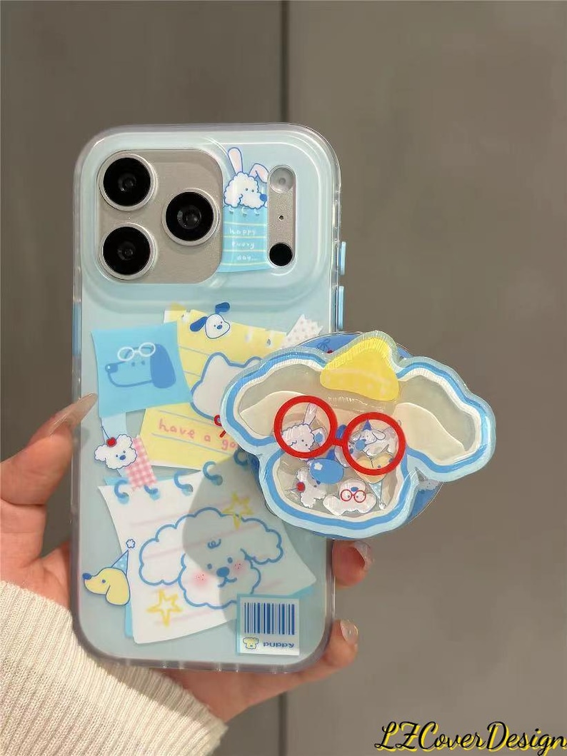 Magsafe Compatible Cute Kawaii Puppy Phone Case for iPhone 17/16/15 Pro ...