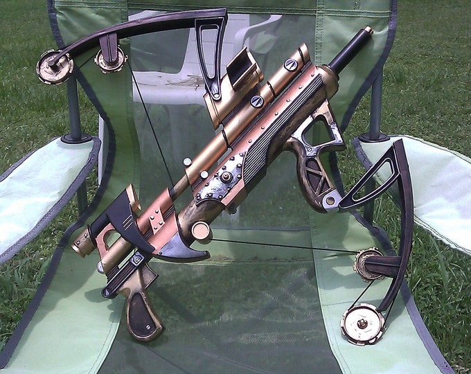 Genway Arms Hydraulic Assist Bow Gun Steampunk Victorian Pirate Goth ...
