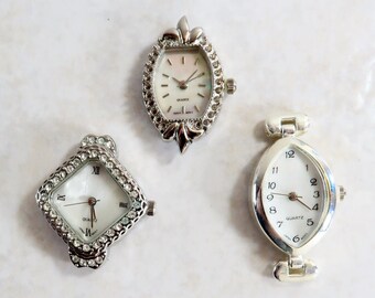 Silver Watch Face | Etsy