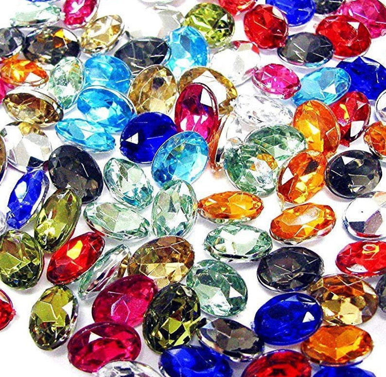 Acrylic Gems Cabochon Treasure Gems Pirate Treasure Hunt - Etsy