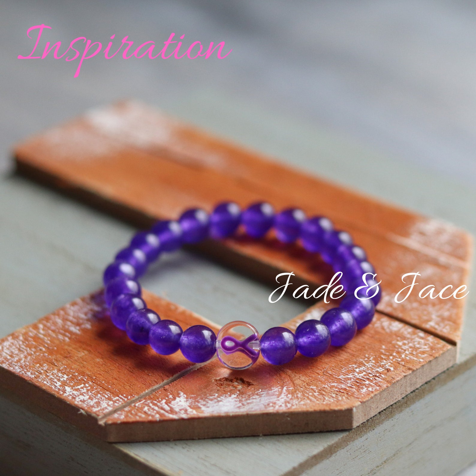 Ribbon Beads Cancer Awareness Glass Beads Bulk for Jewelry - Etsy