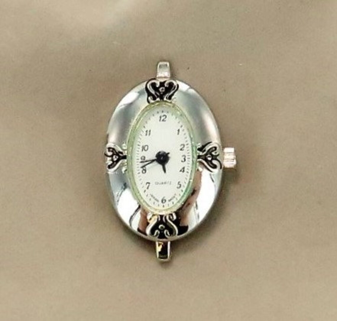 Silver Watch Face for Bracelet Watch DIY Jewelry Craft | Etsy