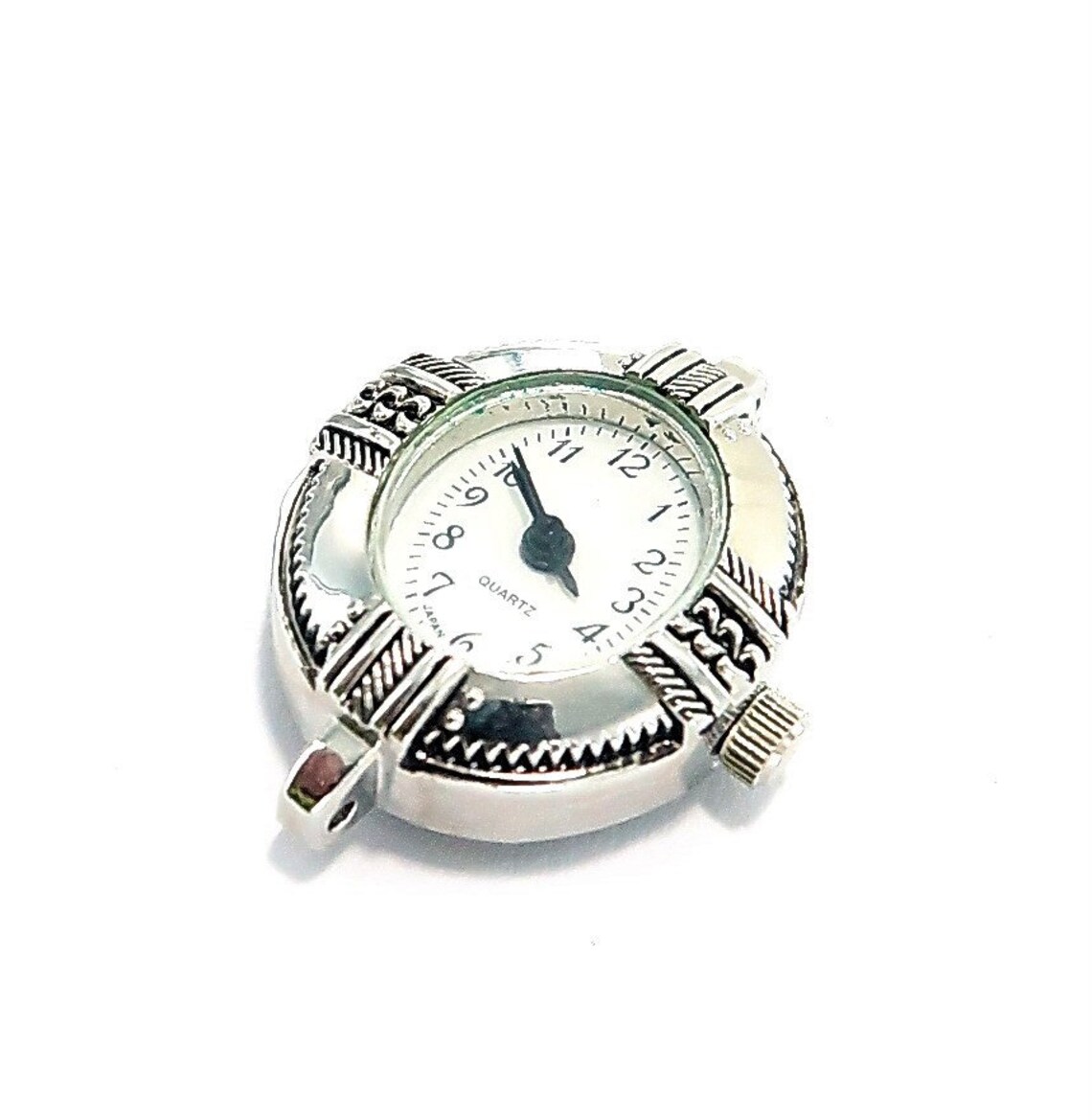 Silver Watch Face for Bracelet Watch DIY Jewelry Craft | Etsy