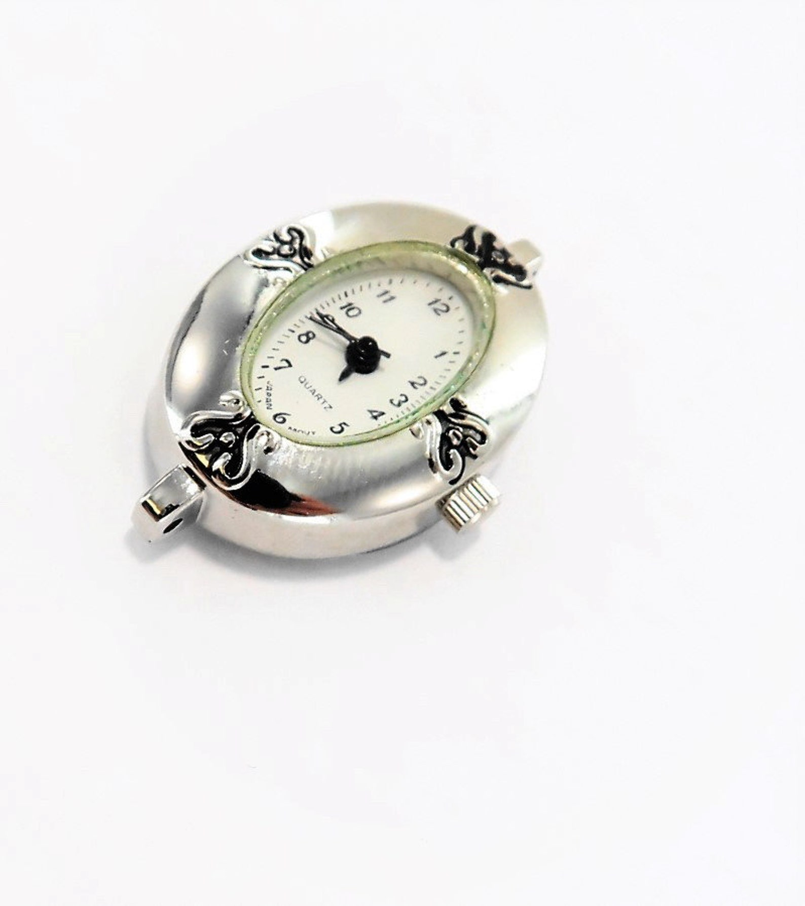 Silver Watch Face for Bracelet Watch DIY Jewelry Craft | Etsy