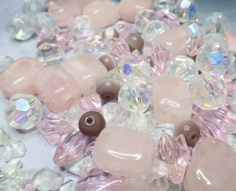 Mix Lot Pink Beads for Bracelet Jewelry Making Assorted | Etsy