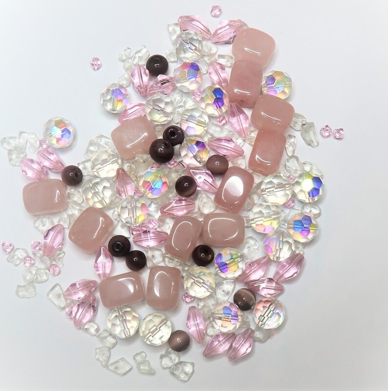 Mix Lot Pink Beads for Bracelet Jewelry Making Assorted | Etsy