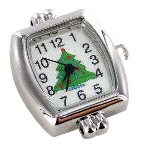 Watch Faces, Time Piece for Watch Making, Holiday Christmas Tree Watch ...
