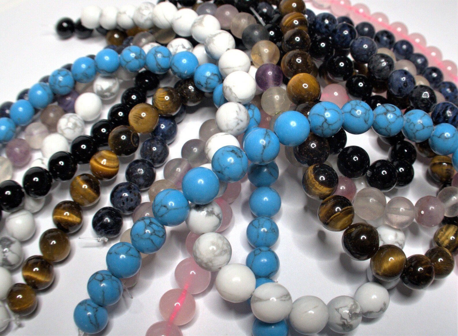 Gemstone Beads for Jewelry Making - Natural Stone Beads Bulk ...