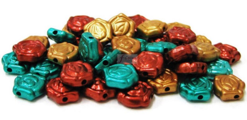 Plastic Beads in Bulk Plastic Beads for Necklace Flowers - Etsy