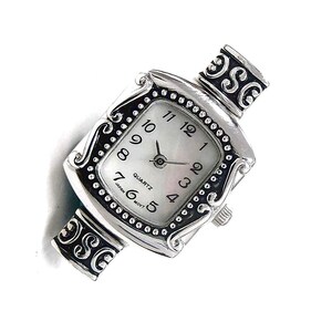 Watch Face for Bracelet Jewelry Craft Making Antiques Silver - Etsy