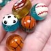 Glass Beads Bulk for Bracelet Making, Basketball Football Baseball Golf ...