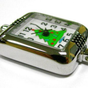 Watch Faces, Time Piece for Watch Making, Holiday Christmas Tree Watch ...