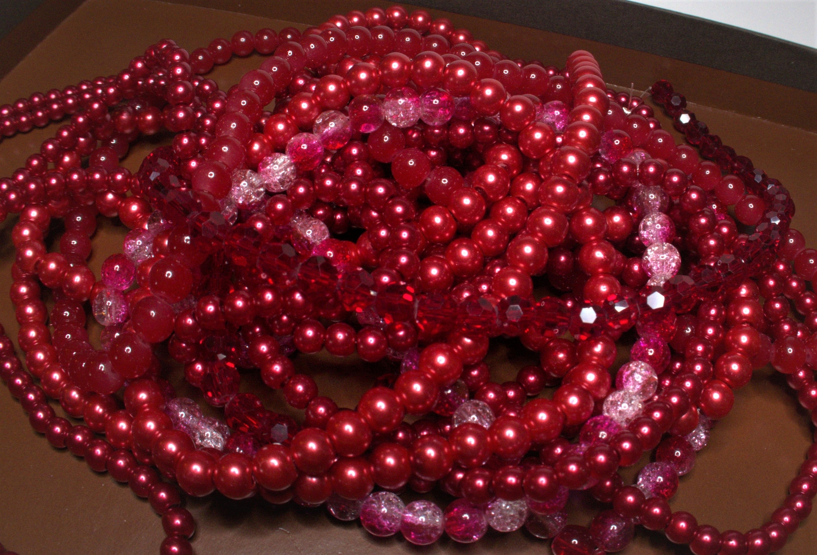 Glass Beads Bulk Red Round Beads for Jewelry Bracelet Making - Etsy