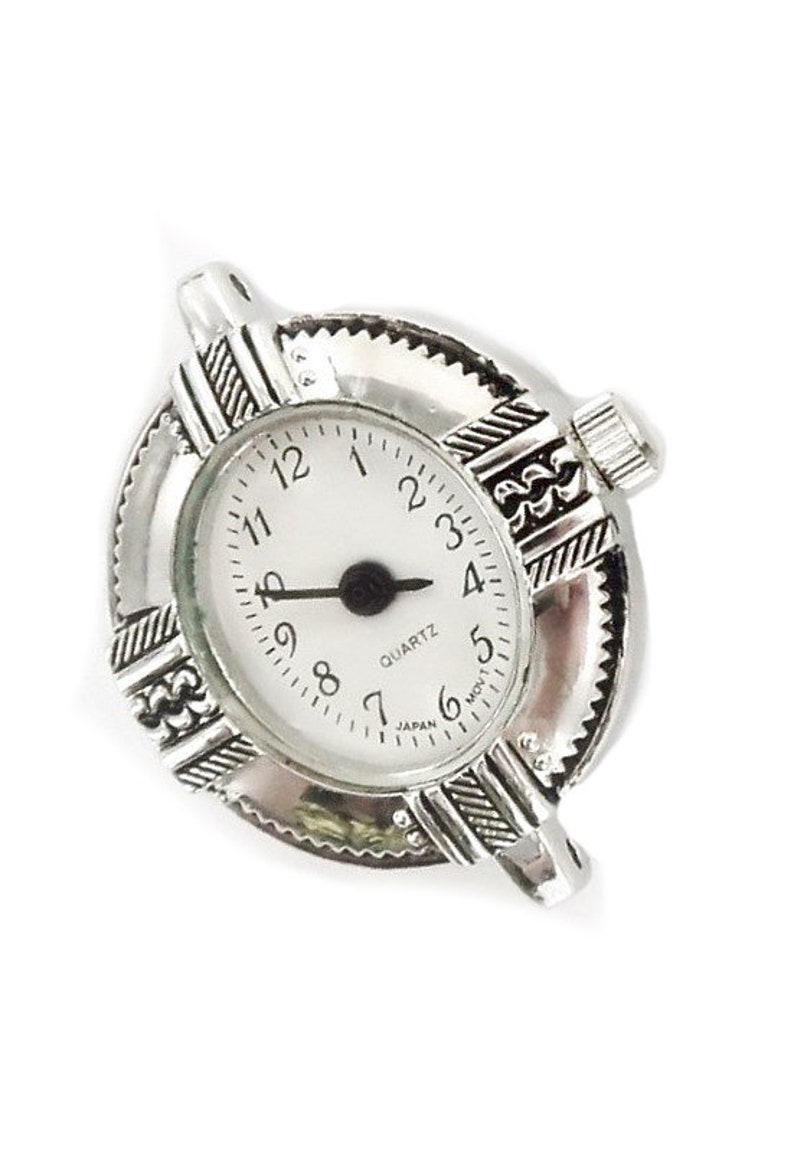 Silver Watch Face for Bracelet Watch DIY Jewelry Craft | Etsy
