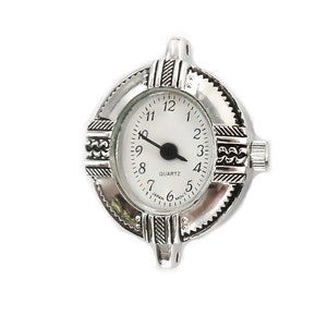 Silver Watch Face for Bracelet Watch DIY Jewelry Craft | Etsy
