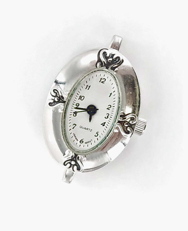 Silver Watch Face for Bracelet Watch DIY Jewelry Craft | Etsy