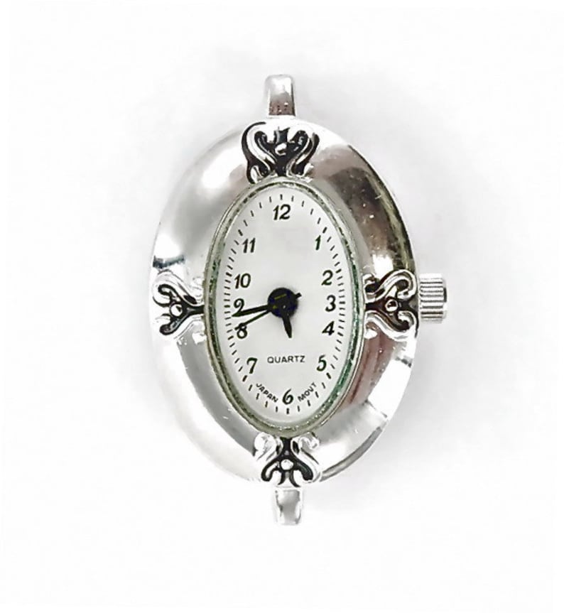 Silver Watch Face for Bracelet Watch DIY Jewelry Craft | Etsy