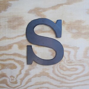 Metal Letter "s" - Etsy