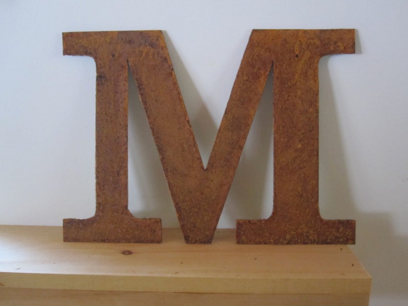 Metal letter M | Etsy