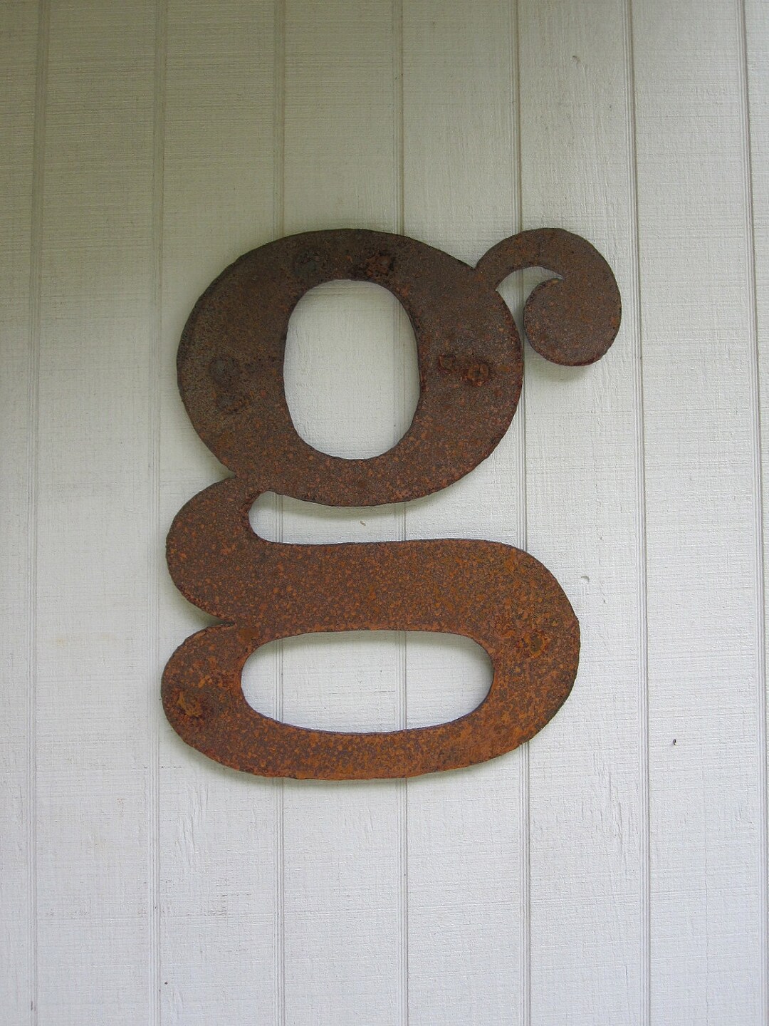 Big Metal Letter g - Etsy
