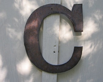 Metal Letter C | Etsy