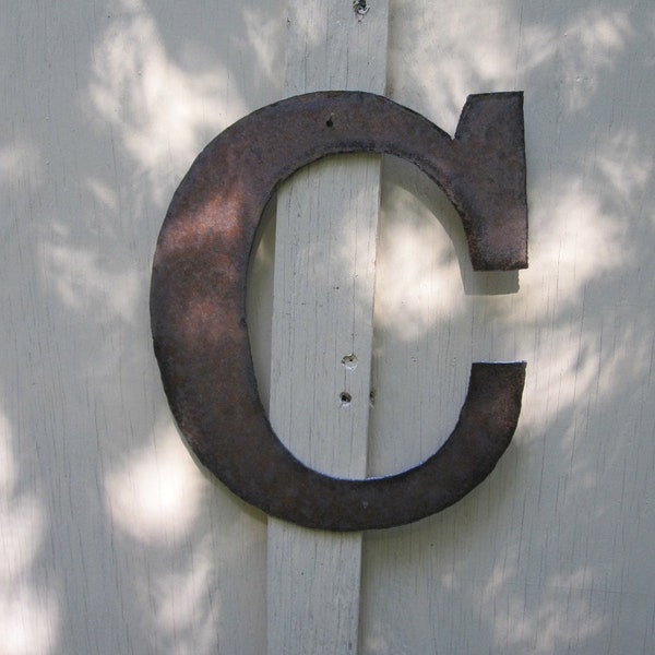 Metal Letter C - Etsy