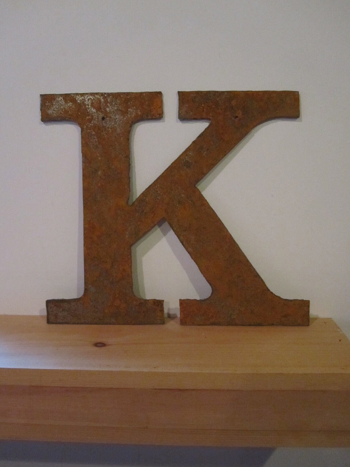 Metal letter K | Etsy