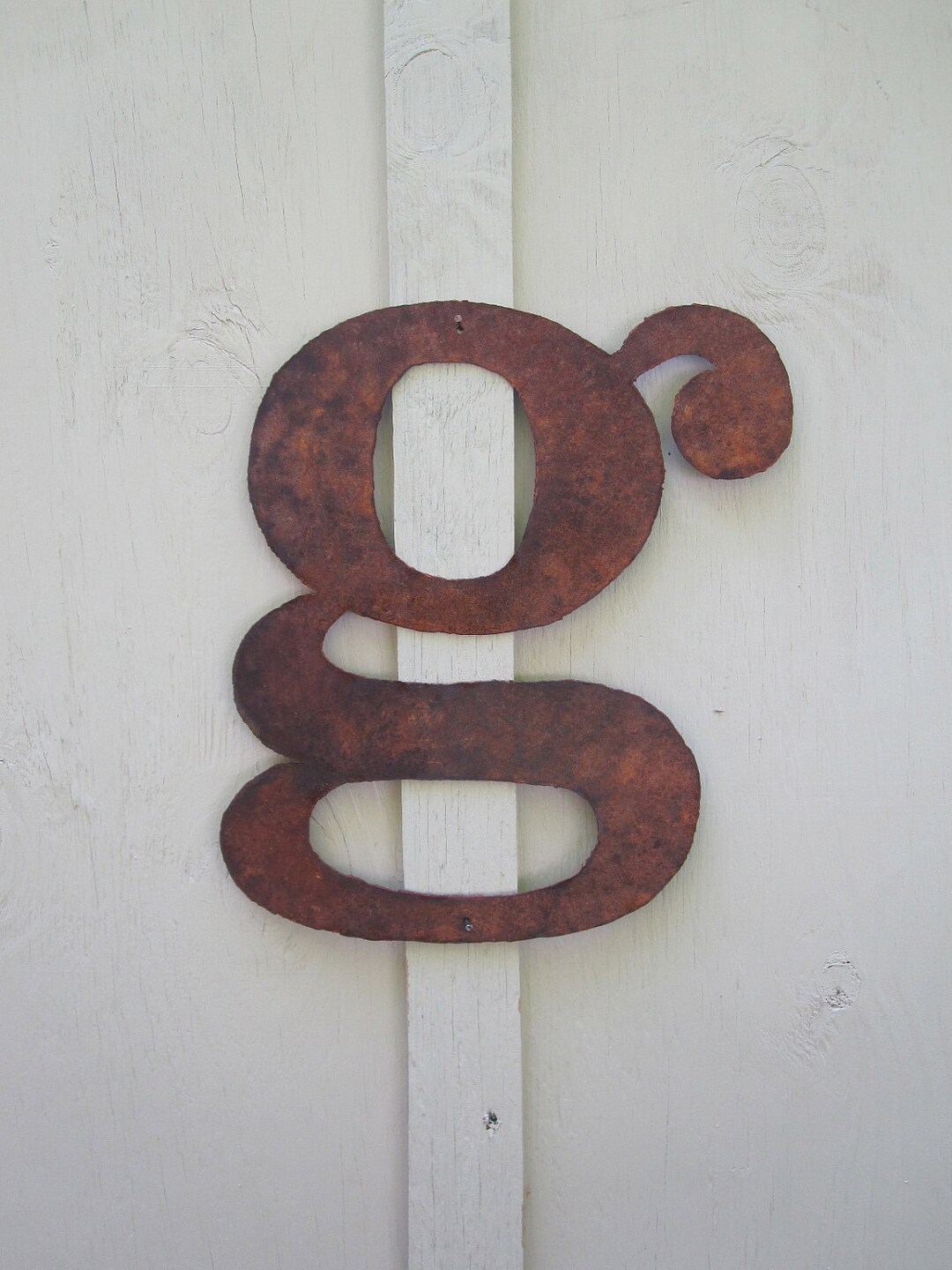 Lowercase Metal Letter "g" From Screaming Horse Iron Works. Custom ...