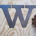 Metal Letter "w" - Etsy