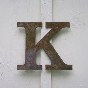 Metal Letter "k" - Etsy