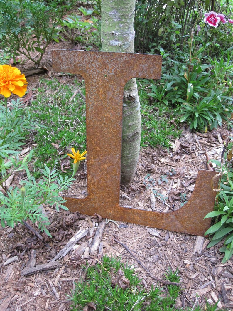 Metal letter L | Etsy