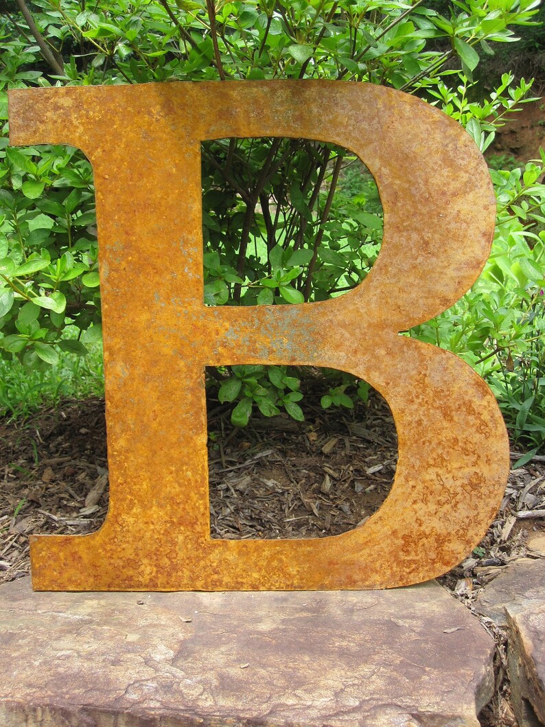 Big Metal Letter b. an Original One of a Kind - Etsy